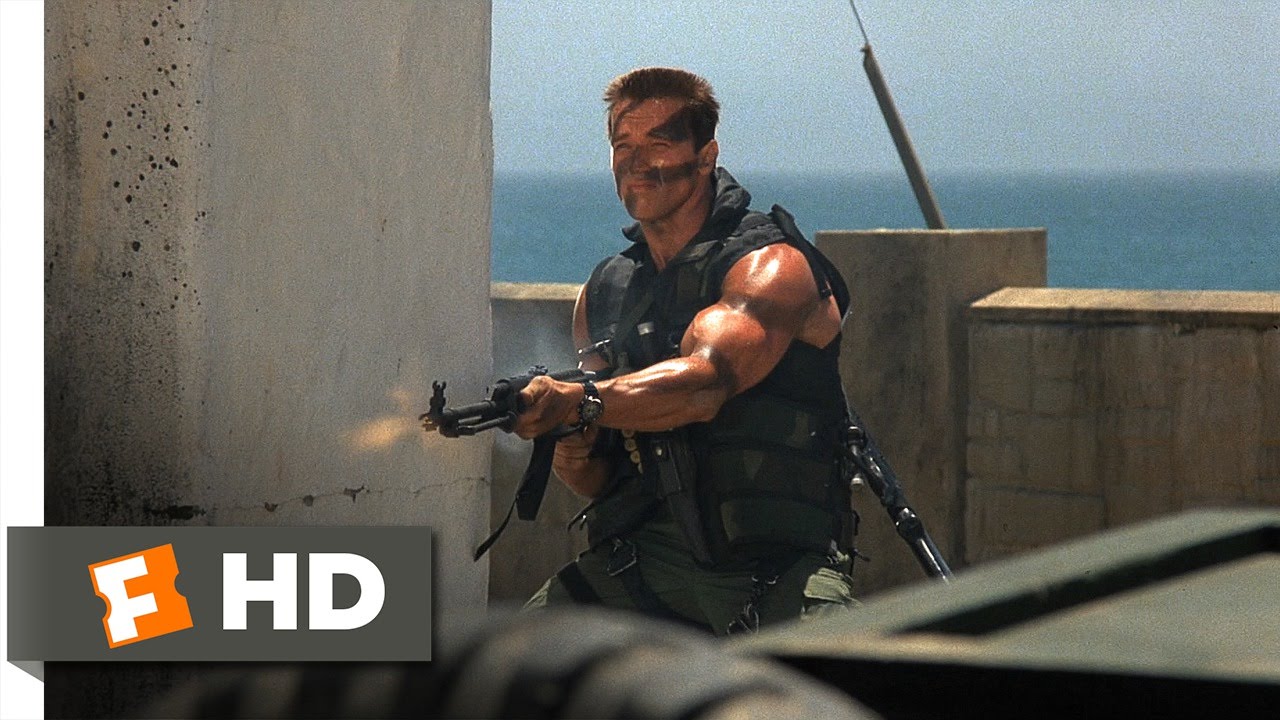 Commando Movie CLIP - Commando Rampage (1985)