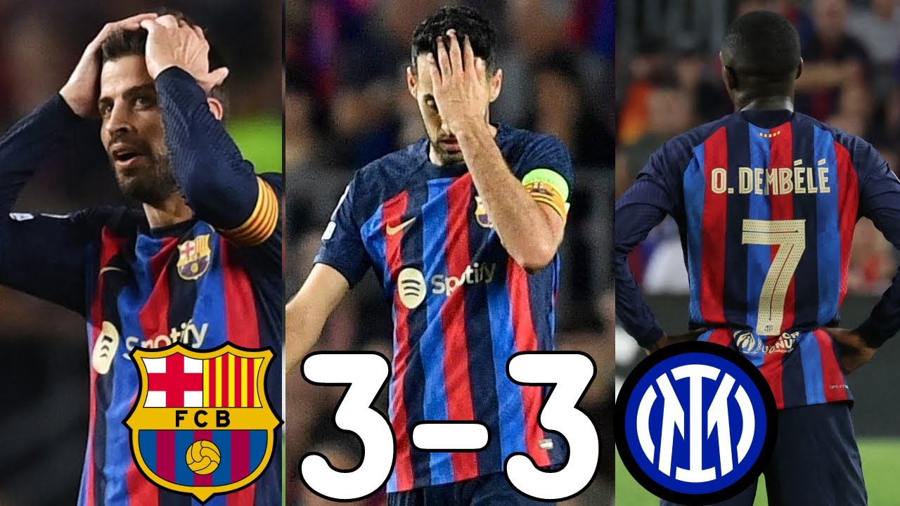 Barcelona vs. Inter Milan [3-3] - Match Review (UEFA Champions League ...