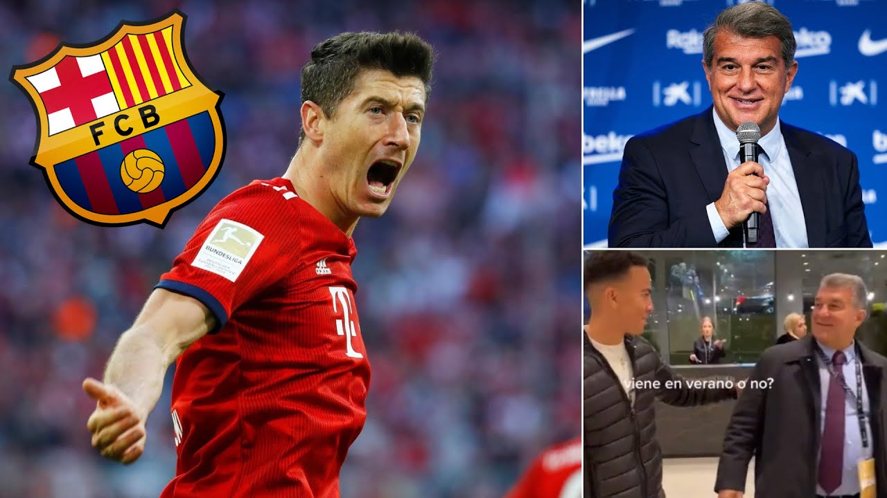 Barcelona president CONFIRMS interest in signing Robert Lewandowski ...
